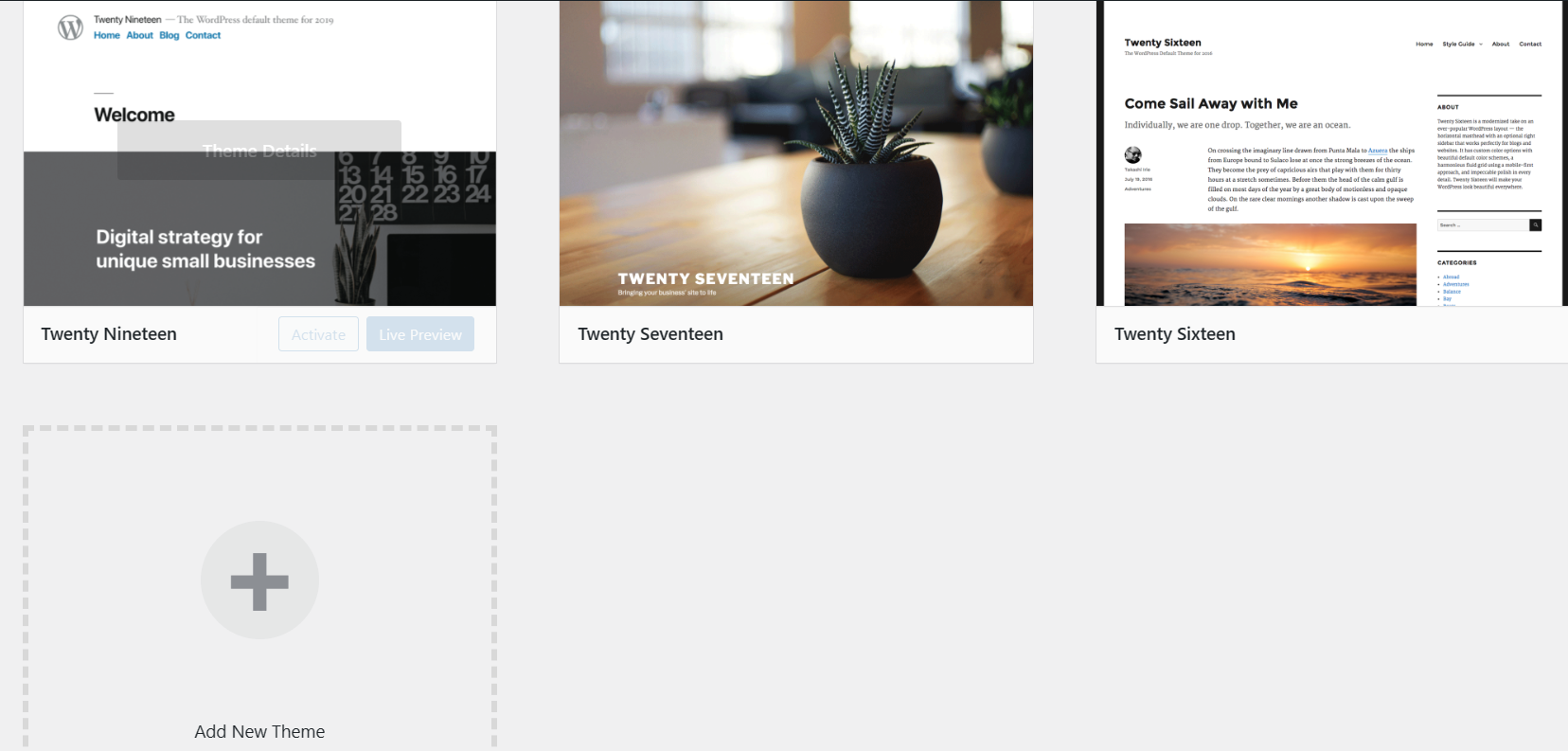 How To Delete Wordpress Themes 1